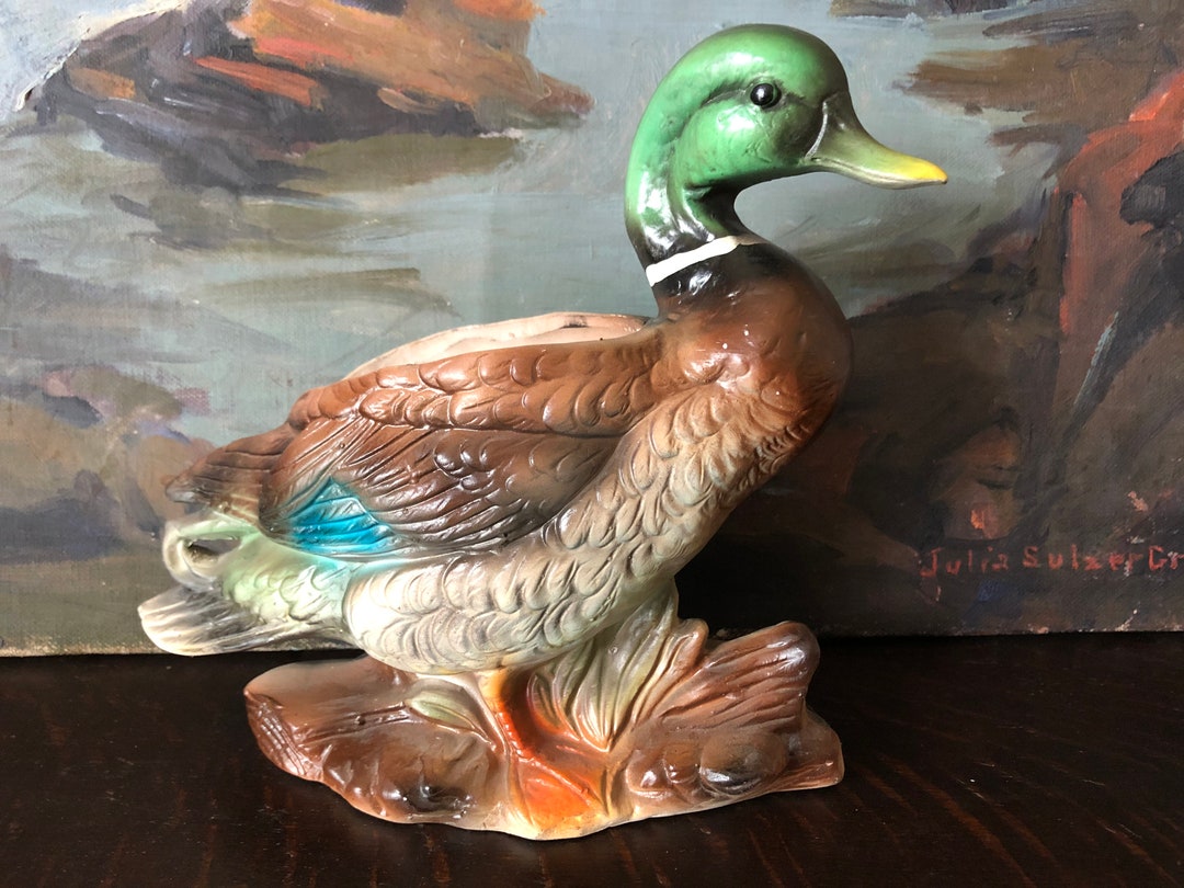Vintage 1950s Mallard Duck Planter Mid Century Planter Vintage Bird ...