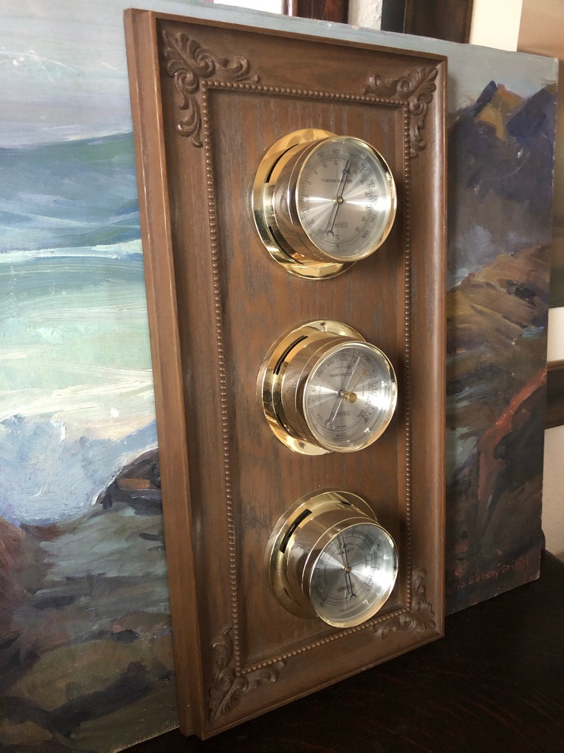 Vintage Springfield Thermometer Barometer Hygrometer Vintage | Etsy