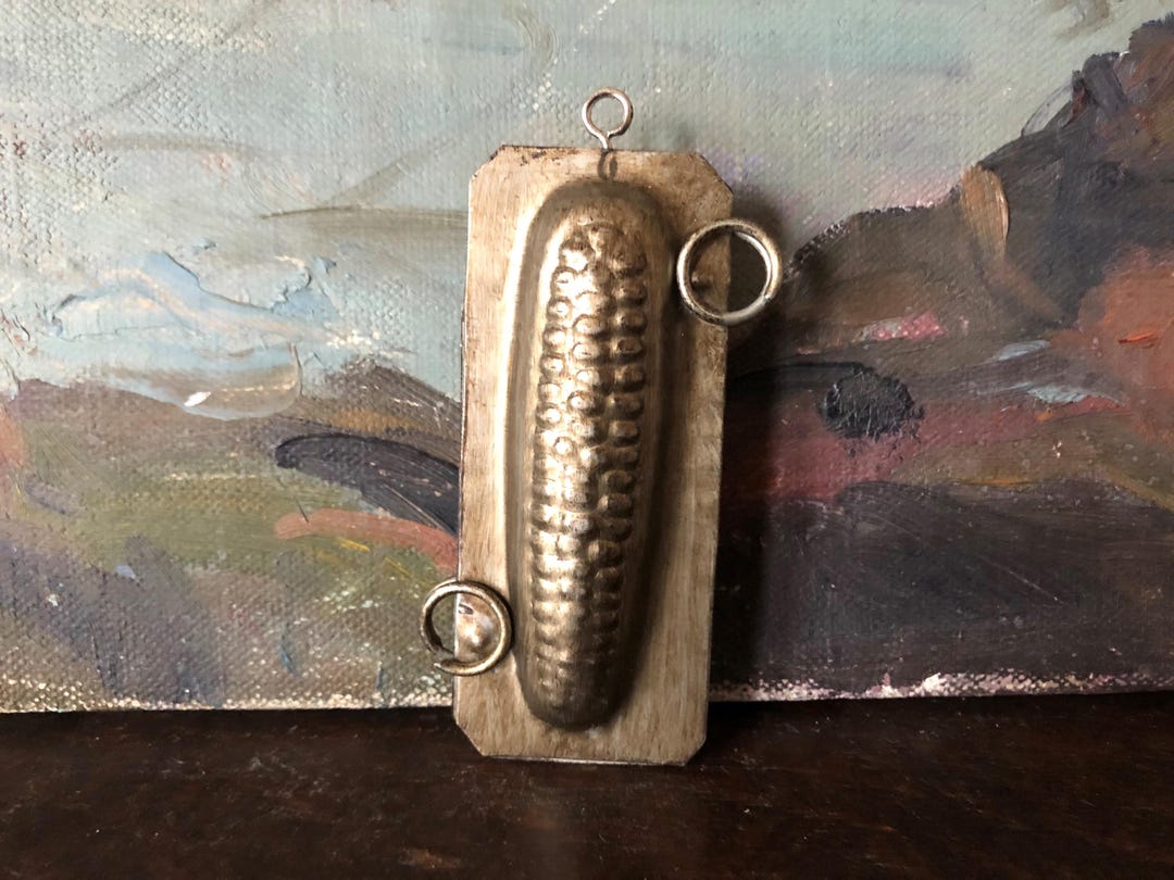 Vintage Metal Ear of Corn Mold Vintage Handicraft Holland Vintage Corn ...