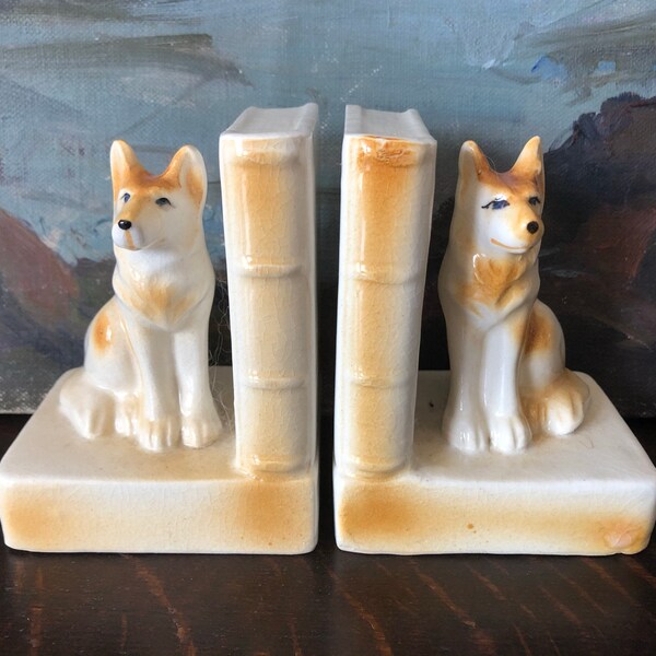 Dog Bookends - Etsy
