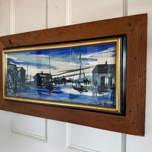 Mid-20th Century Rubi Roth Abstract Watercolor Painting Framed - Etsy