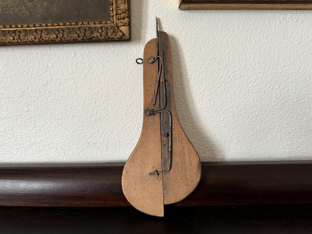 Antique Weaving Rug Shuttle Needle Hooking Punch Antique Wood Rug ...