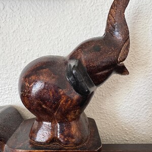 Vintage Elephant Door Stop Vintage Wooden Elephant Door Stop Vintage ...
