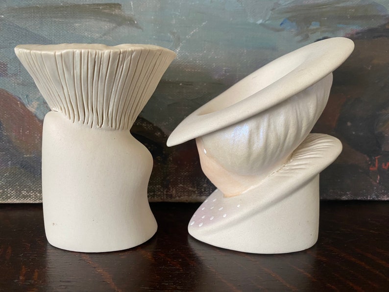 Late-20th Century Debbie Fecher-gramstad Pottery Egg Cup Pair Signed - Etsy