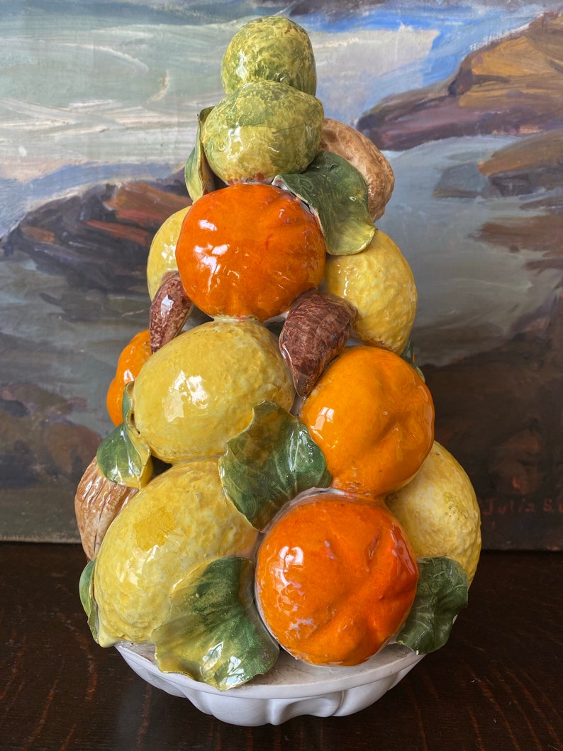 Vintage Lemon Decor Italian Pottery Vintage Italian - Etsy