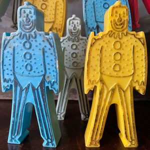Vintage Strombecker Bill Ding Stacking Clowns Vintage Set of 11 Bill ...