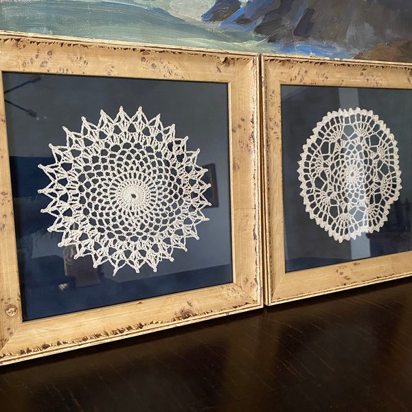 Framed Doily - Etsy