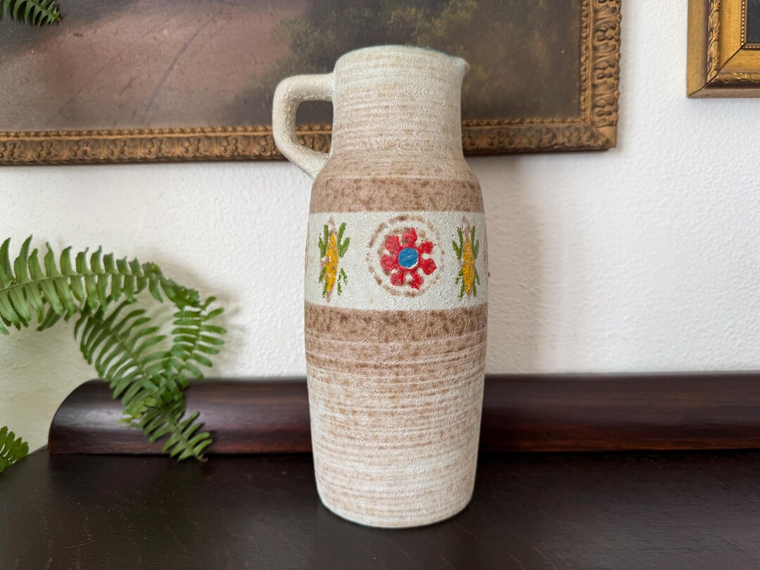 Vintage MCM Fat Lava Pottery Pitcher Vintage Fat Lava Pitcher Vintage ...