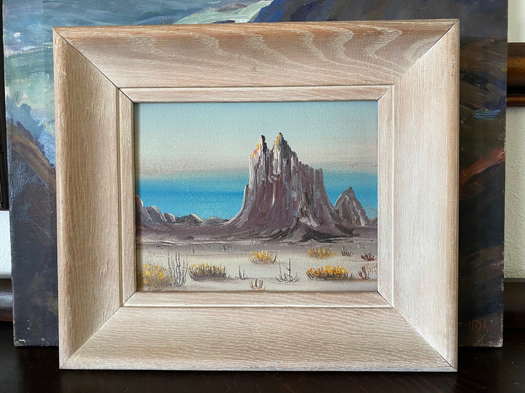Vintage Framed Sullivan shiprock Nm Oil Painting Vintage Sullivan ...