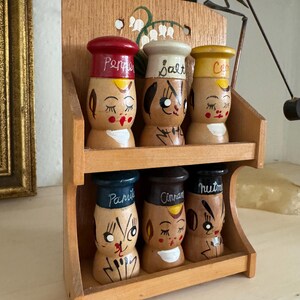 Vintage MCM Spice People Spice Rack Vintage Wall Mount Spice Rack ...