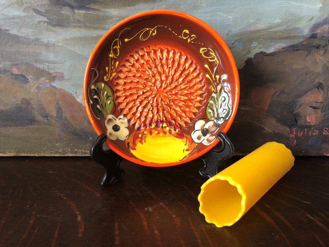 Vintage Authentic Spanish Garlic/ginger Grater With Display Stand ...