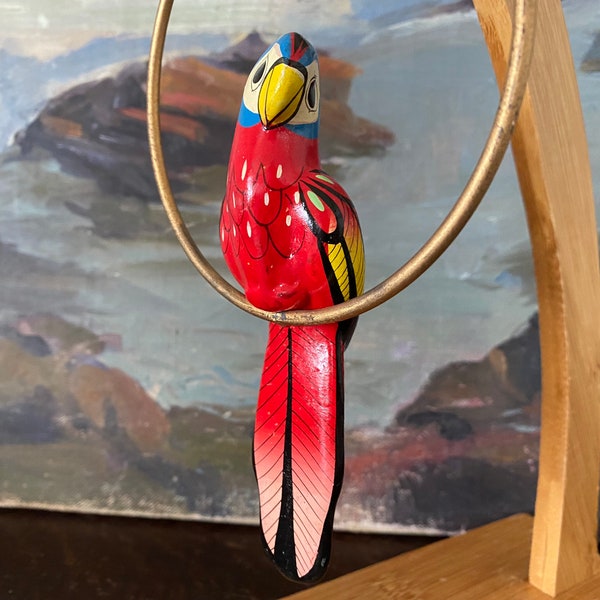 Ceramic Hanging Parrot - Etsy