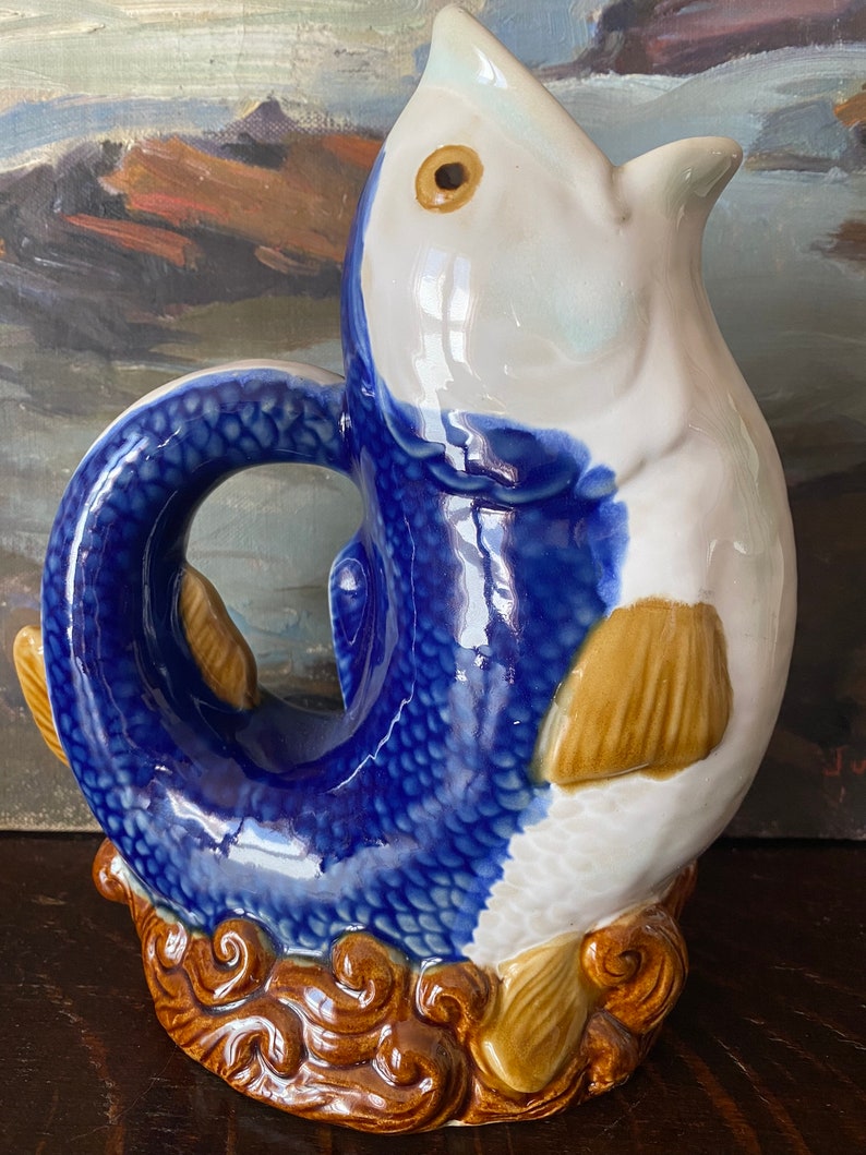 Vintage Mid Century Gurgle Fish Vintage Glug Jug Vintage Fish - Etsy