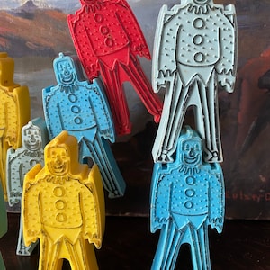 Vintage Strombecker Bill Ding Stacking Clowns Vintage Set of 11 Bill ...