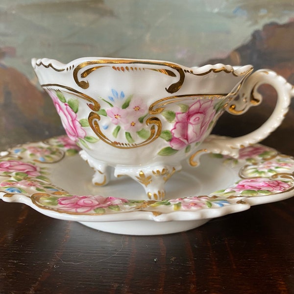 Footed Tea Cup - Etsy