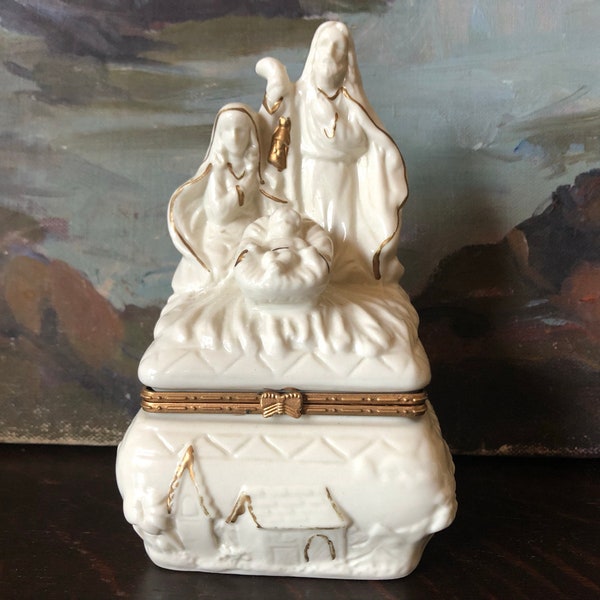 Porcelain Nativity - Etsy