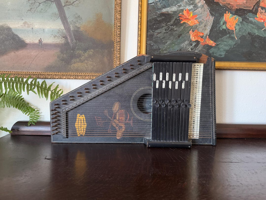 Antique 1898 Zimmerman Autoharp Model 73 Antique Genuine Zimmerman Co ...