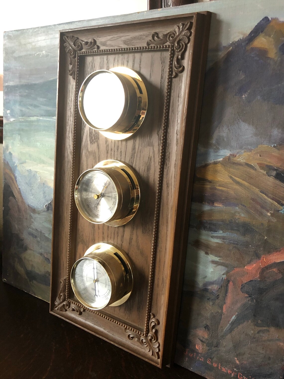 Vintage Springfield Thermometer Barometer Hygrometer Vintage | Etsy