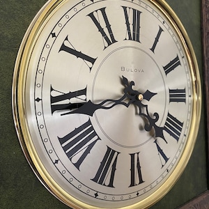 Vintage Bulova Wall Clock Vintage German Clock Vintage Boho - Etsy