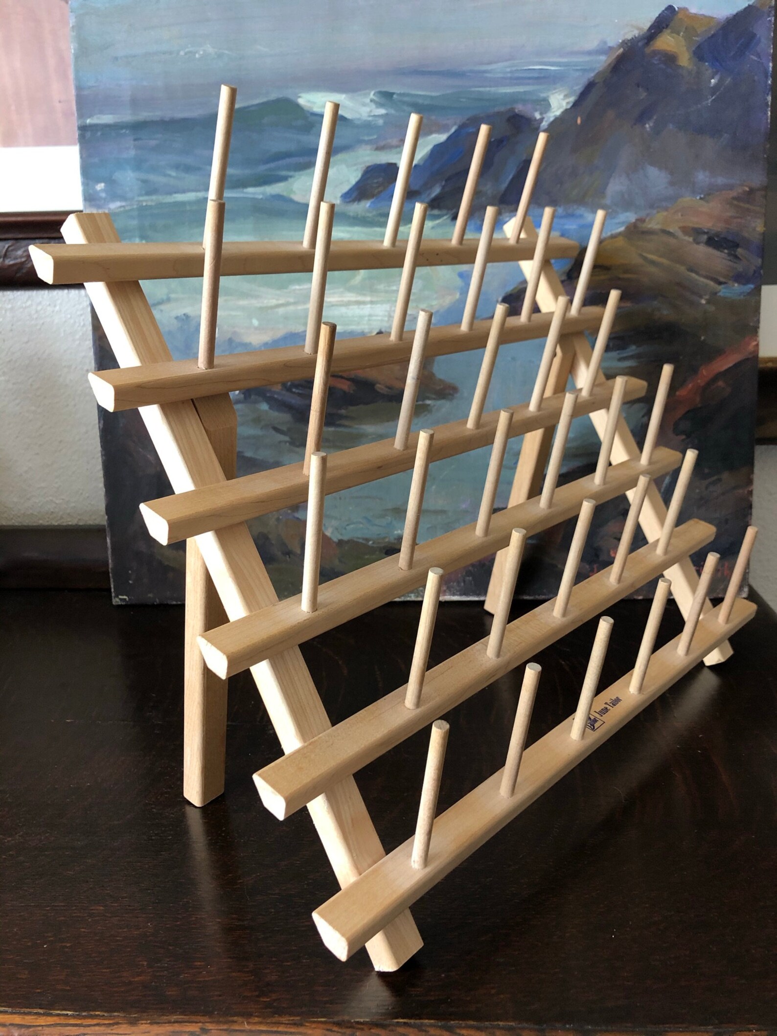 Vintage Wood Thread Rack Vintage Thread Caddy Vintage Wood - Etsy