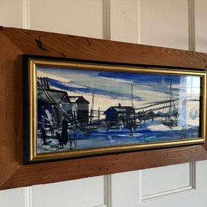 Mid-20th Century Rubi Roth Abstract Watercolor Painting Framed - Etsy