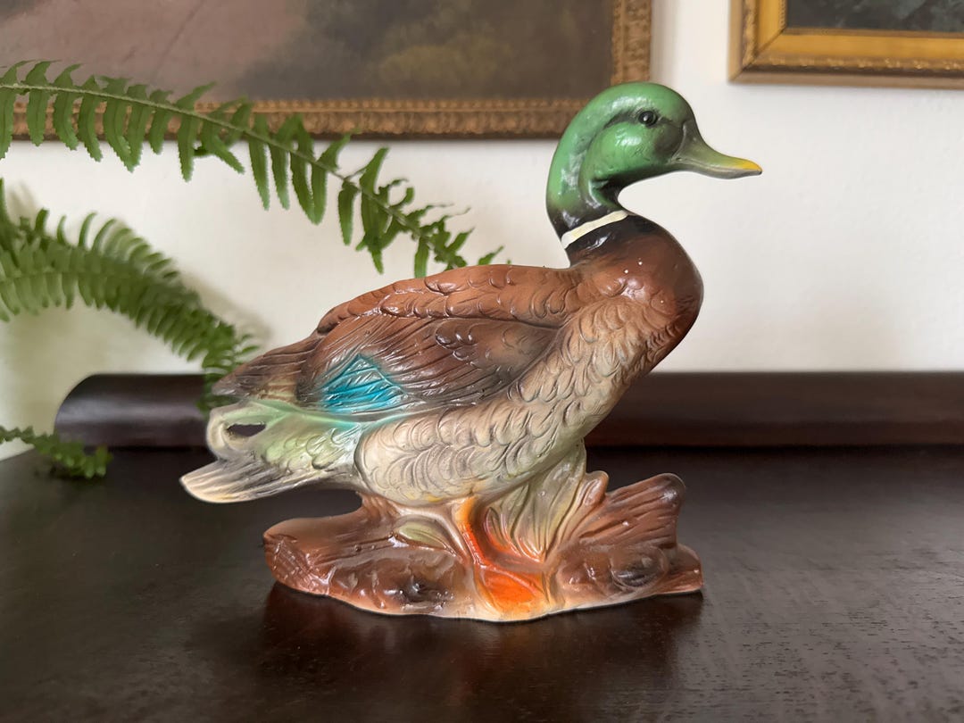 Vintage Mallard Duck Planter Vase Mid Century Duck Planter Vintage Bird ...