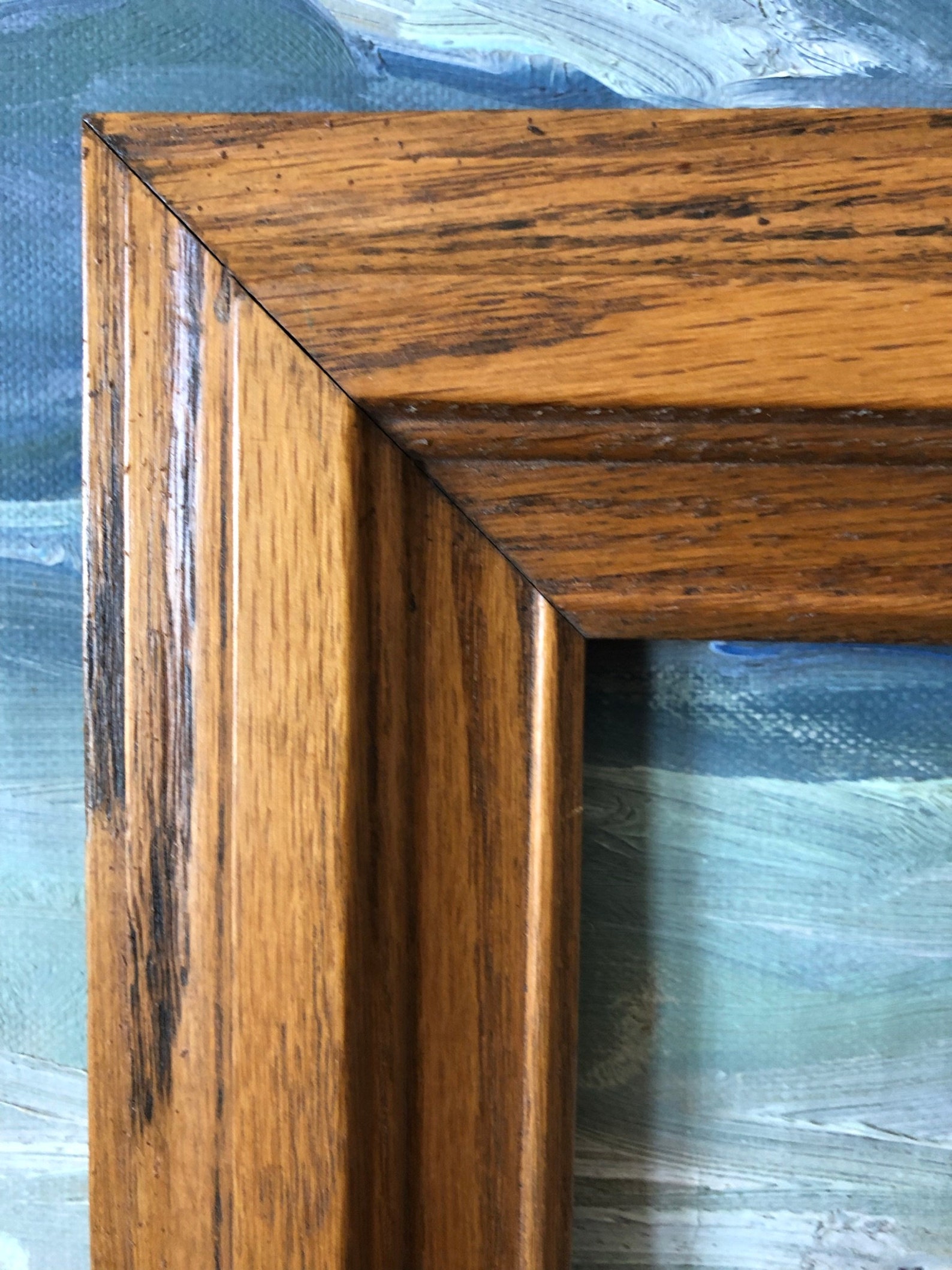 Vintage Hand-crafted Oak Frame Vintage Oak Picture Frame - Etsy