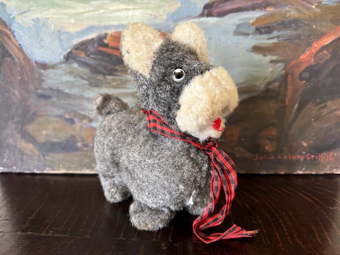 Vintage 1950s Scottie Dog Mechanical Toy Vintage Scottie Dog Toy ...