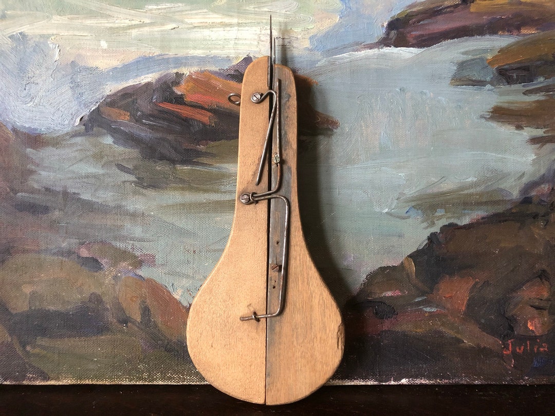 Antique Weaving Rug Shuttle Needle Hooking Punch Antique Wood Rug ...