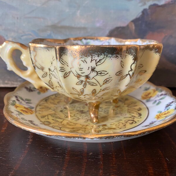 Footed Tea Cup - Etsy