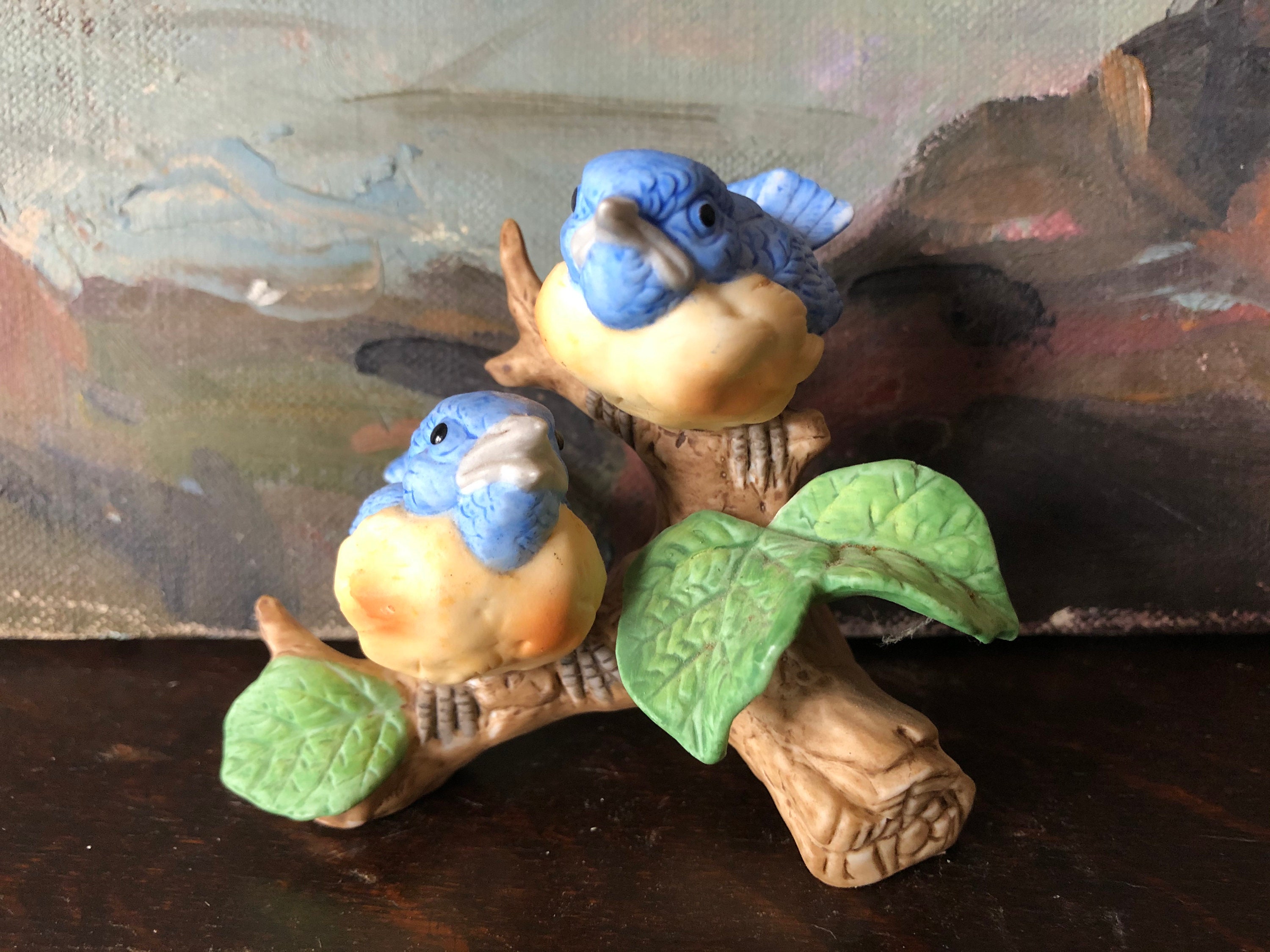 Collectibles Figurines & Knick Knacks Bisque Painted Bunting Lefton ...