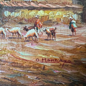 Vintage Oswaldo Moncayo Ecuador Landscape Oil Painting Vintage O ...