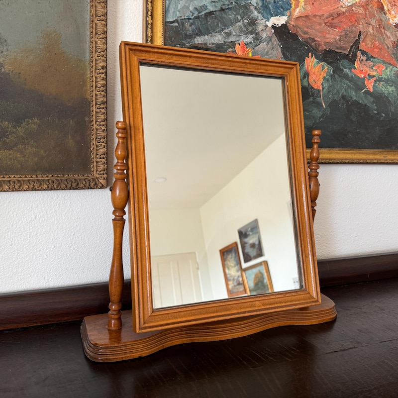 Vintage Vanity Mirror - Etsy