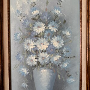 Vintage Franco Rispoli Floral Oil Painting Vintage Botanical Oil ...