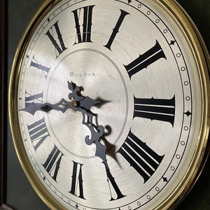 Vintage Bulova Wall Clock Vintage German Clock Vintage Boho - Etsy