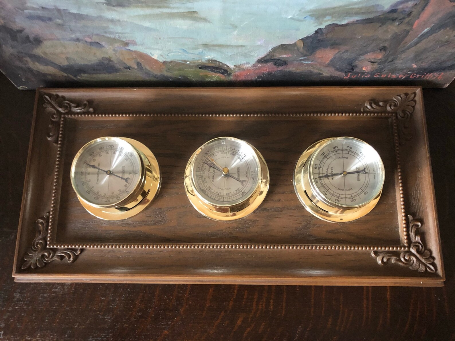 Vintage Springfield Thermometer Barometer Hygrometer Vintage | Etsy