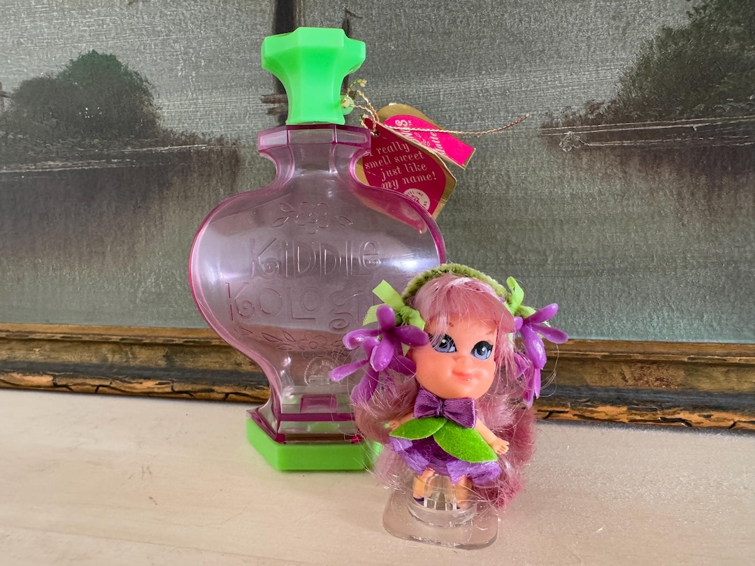 Vintage Violet Liddle Kiddle Kologne 1967 Mattel Doll in Bottle W ...
