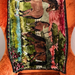 Vintage Horse Tapestry Vintage Lebanon Tapestry Wall Art Vintage Horse ...