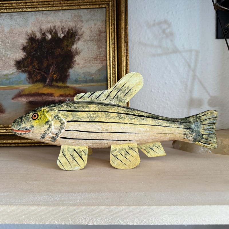 Wood Fish Art - Etsy