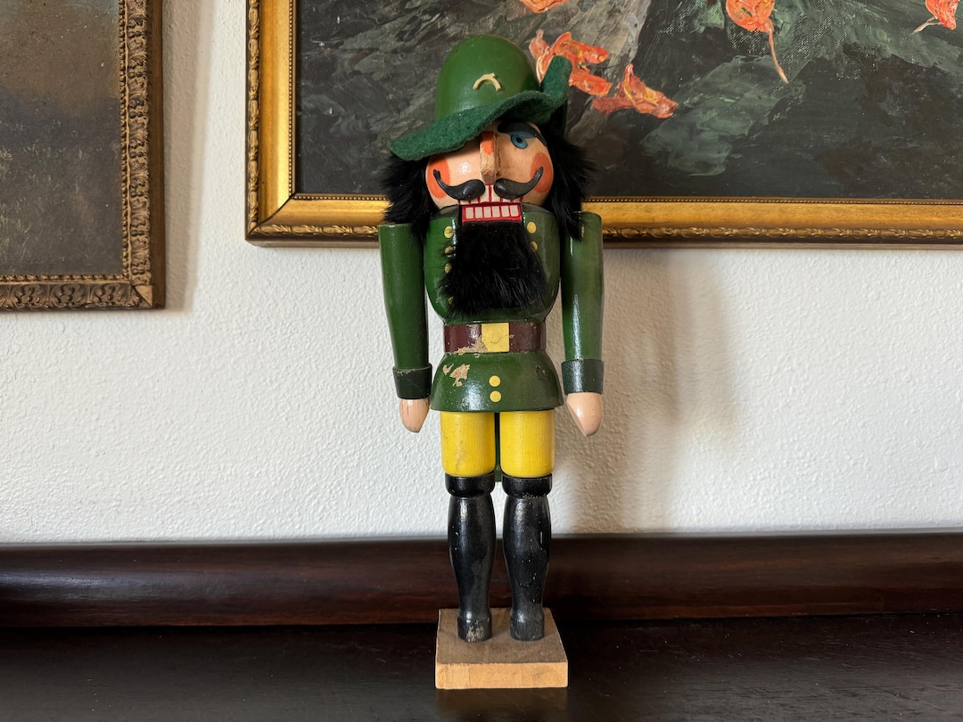 Vintage 14" German Hunter Nutcracker Vintage Hand-painted German ...