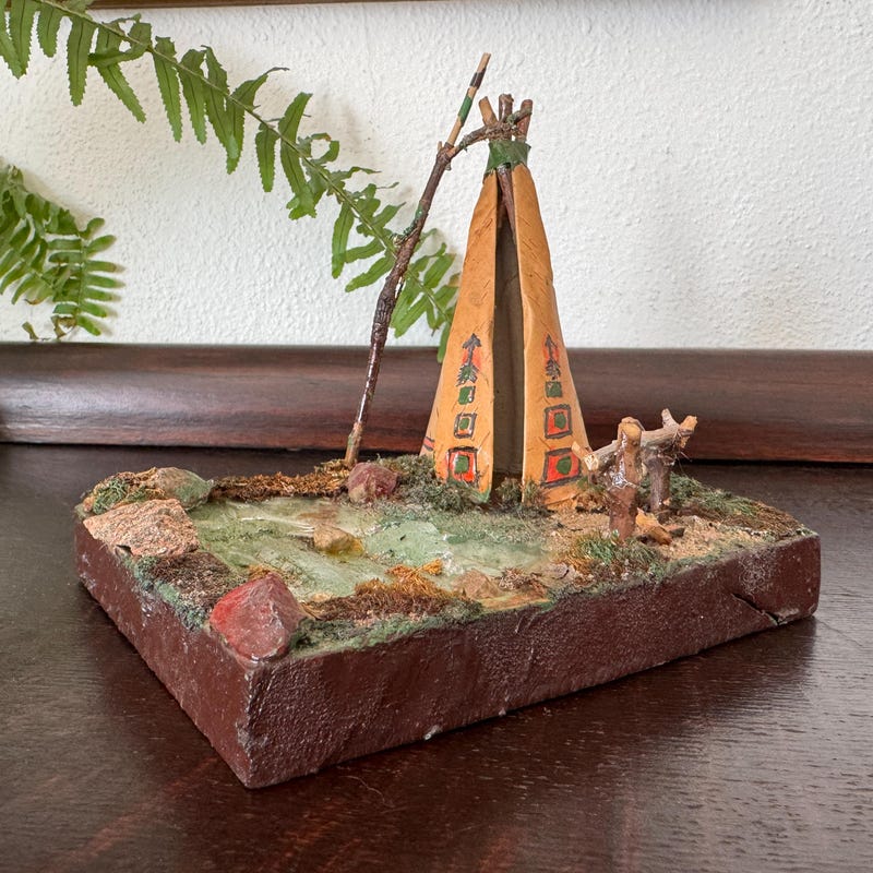 Native American Diorama - Etsy
