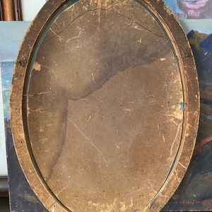 Antique summer in Holland Convex Reverse Glass Painting Antique Reverse ...