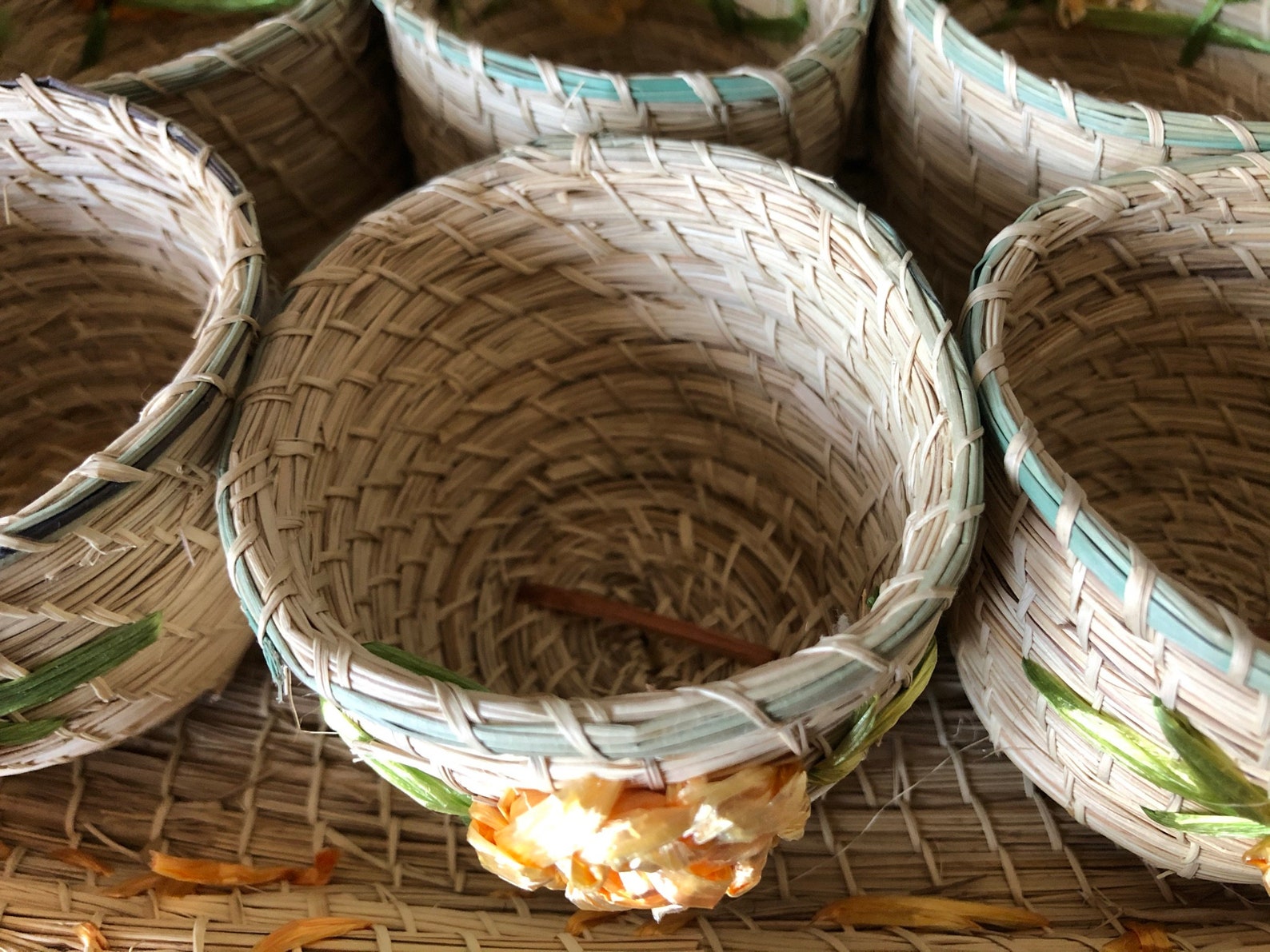 Vintage Coil Basket Tray Vintage Sweetgrass Serving Tray - Etsy