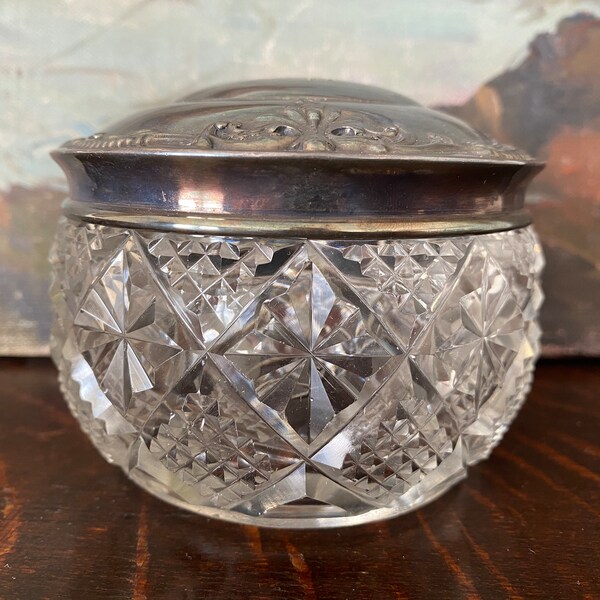 Glass Powder Jar - Etsy