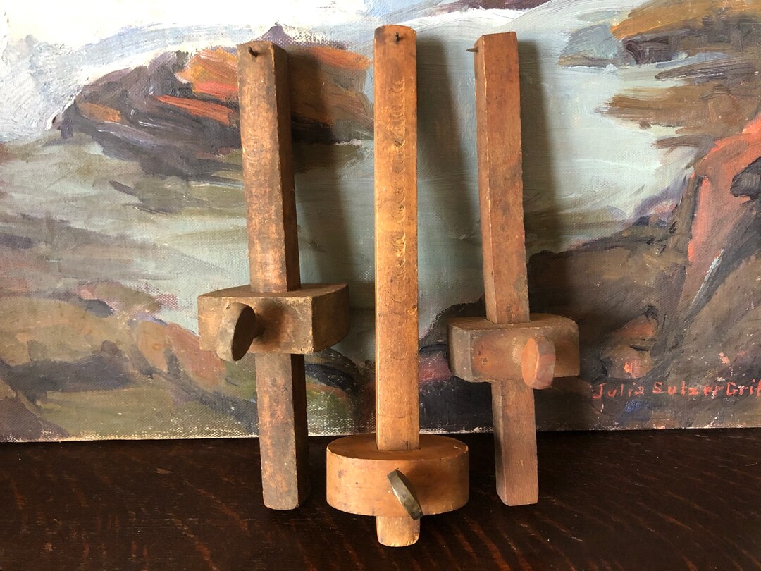 3 Vintage Wood Carpenter's Marking Scribs Vintage Wood Marking Mortise ...