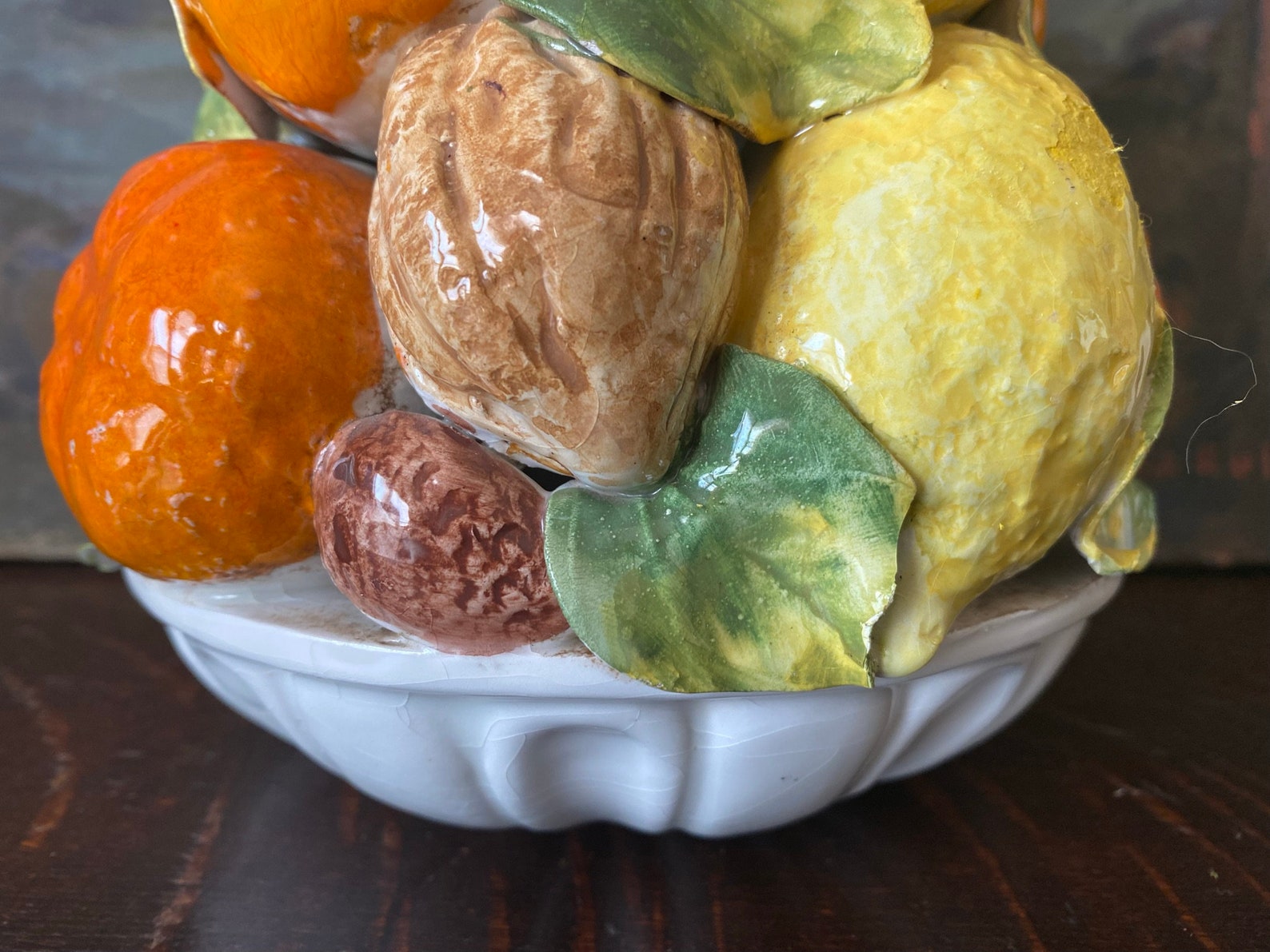 Vintage Lemon Decor Italian Pottery Vintage Italian - Etsy