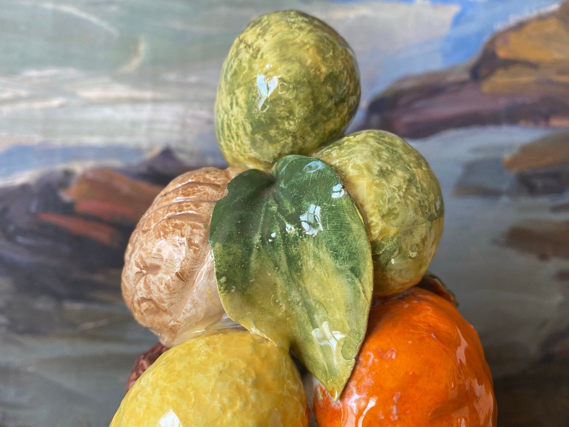 Vintage Lemon Decor Italian Pottery Vintage Italian - Etsy