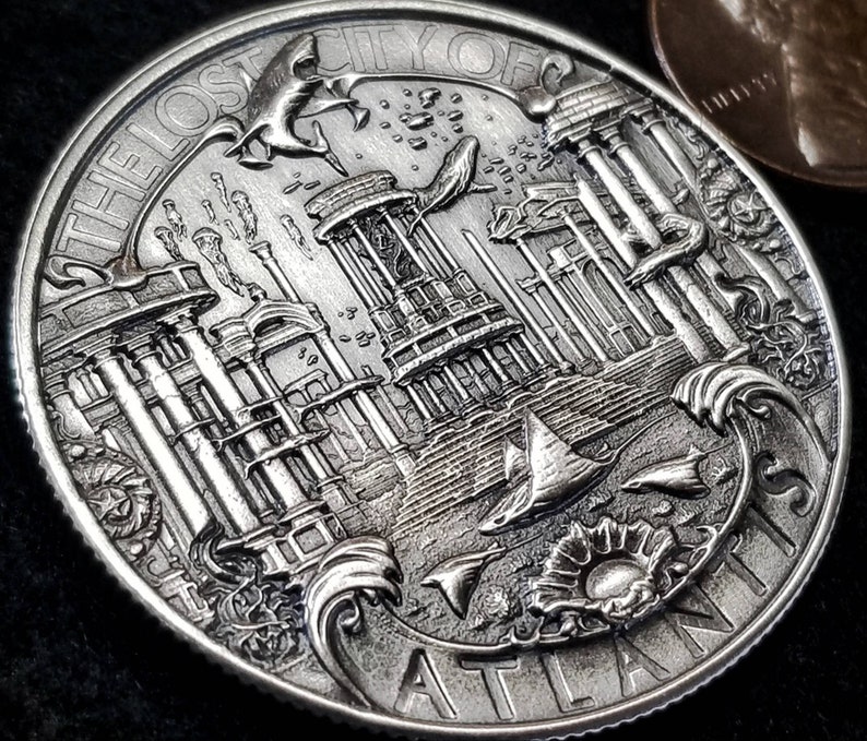 Poseidon the Ocean Emporer, the Lost City of Atlantis. High Relief 1 ...