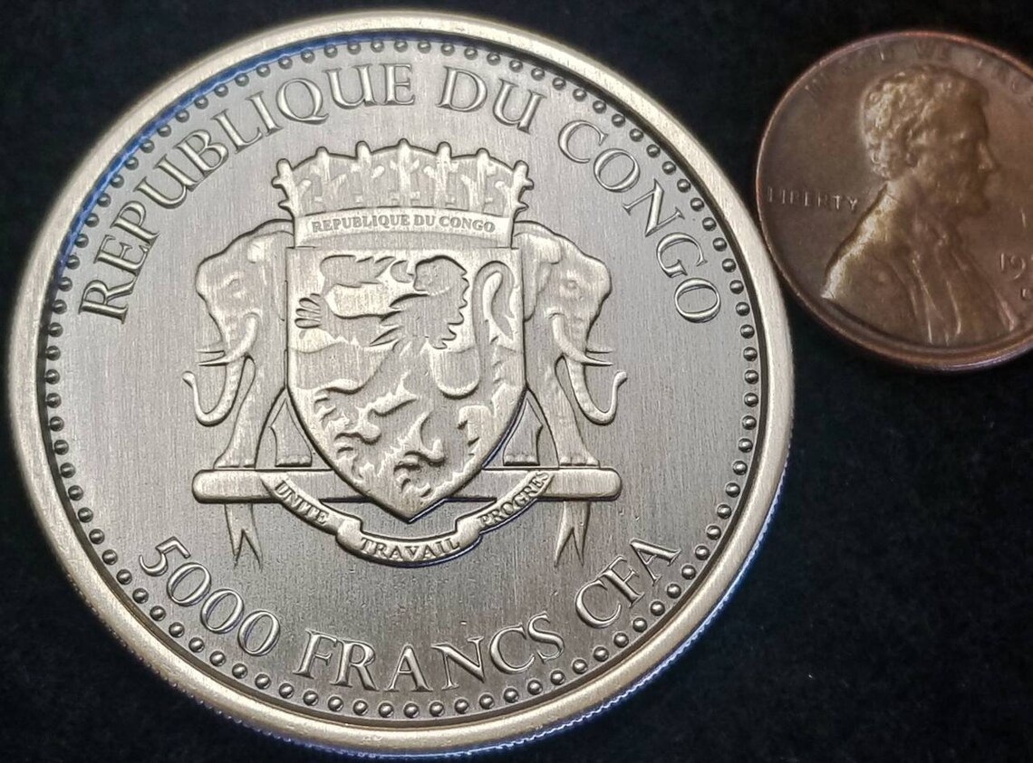 2017 Congo Silverback Gorilla , 1 Troy Ounce of .999 Antiqued Silver ...