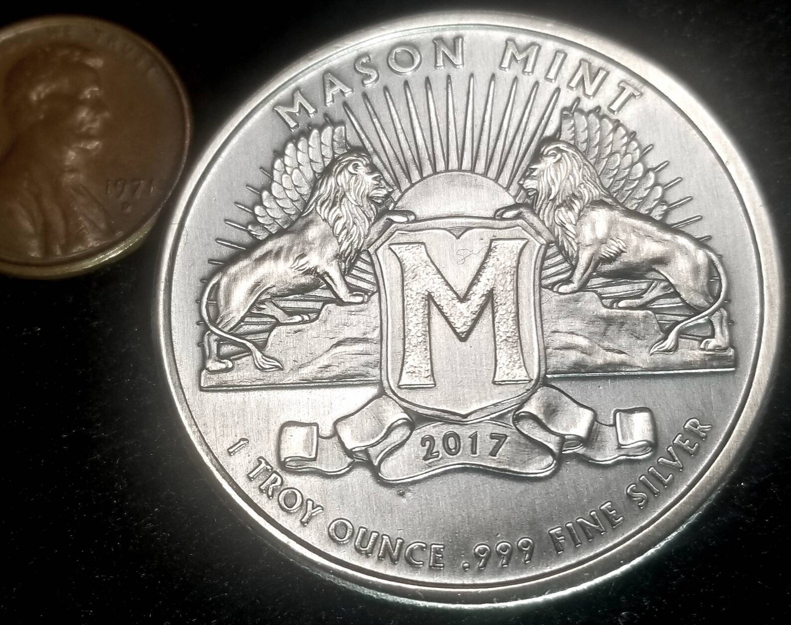 Mason Mint Excellence in Minting 1 Troy Ounce of .999 | Etsy
